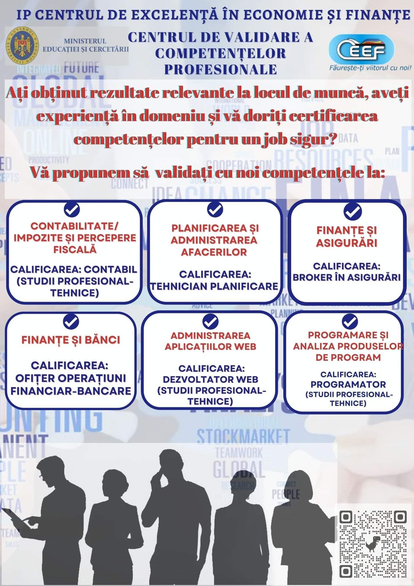Centrul de validare a competențelor profesionale - CEEF